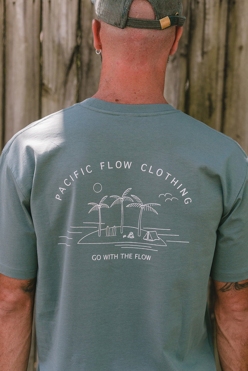 Go With The Flow Island T-shirt – Pacific Flow Clothing